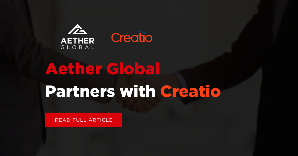 Aether Global Partners with Creatio - Aether Global